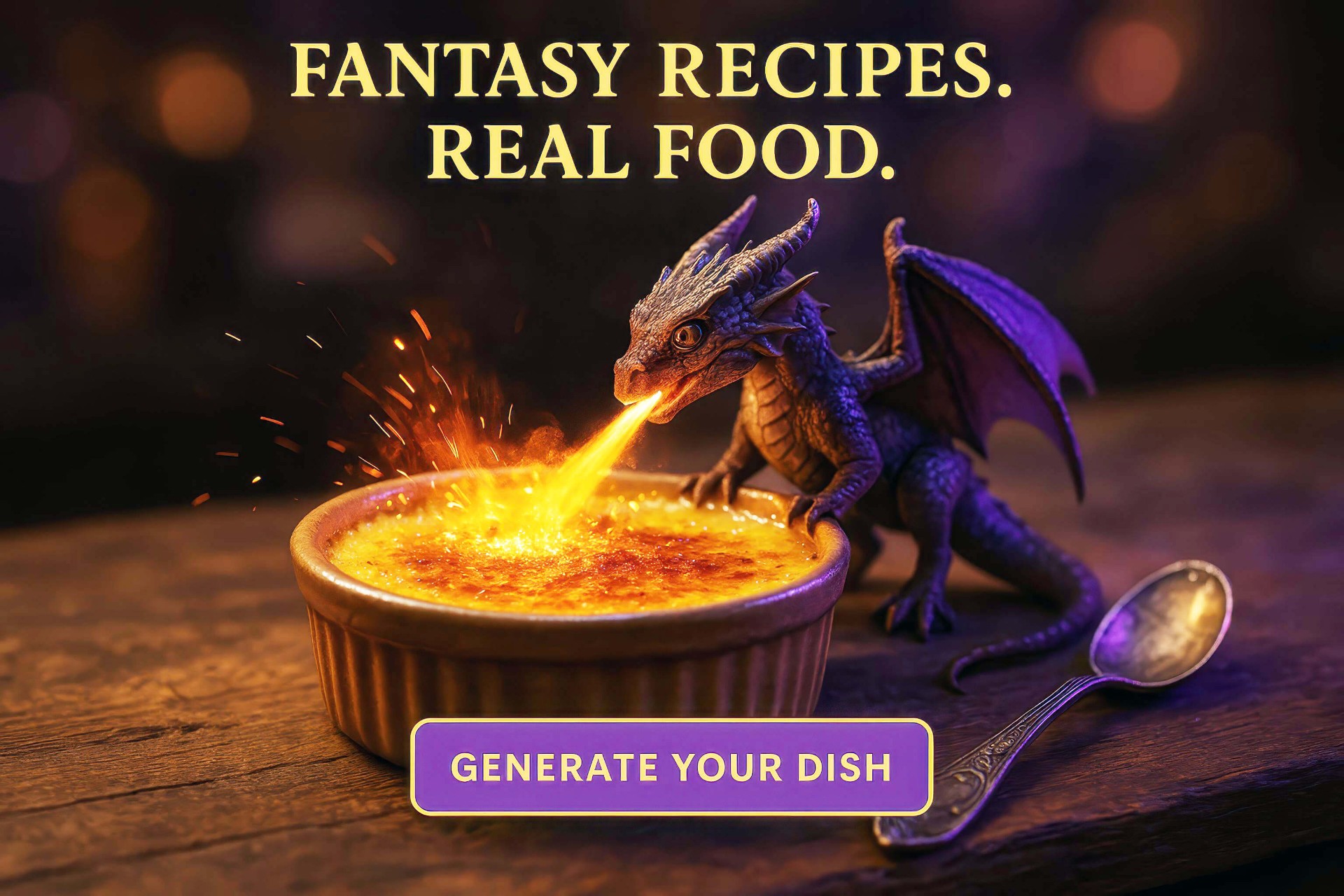 Ye Olde Recipe Tome - Fantasy-Themed AI Recipe Generator